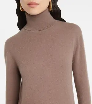 JOSEPH Cashmere Turtleneck Midi Dress