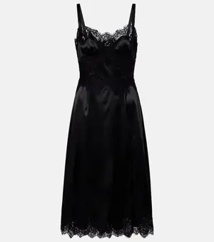 Black Lace Slip Dresses