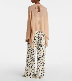 Marni Silk Top - Beige