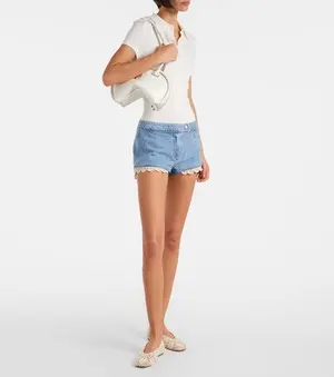 Magda Butrym Crochet Square-toe Ballet Flats