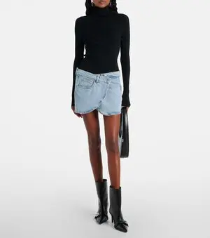 Coperni Logo Leather Ankle Boots