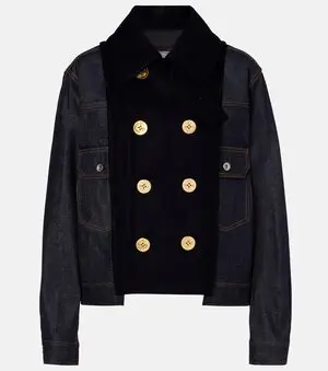 Sacai Paneled Denim Jacket