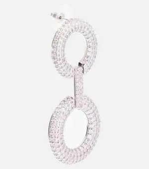 SELF-PORTRAIT Crystal-embellished Dangle Earrings