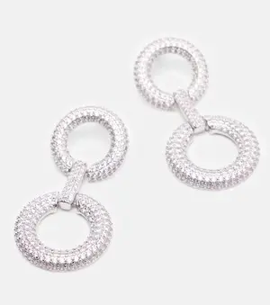 SELF-PORTRAIT Crystal-embellished Dangle Earrings