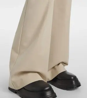 JOSEPH Tafira Cotton-blend Flared Pants