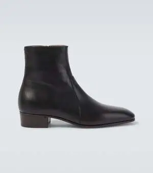Valentino Garavani Zip Up Boots For Men