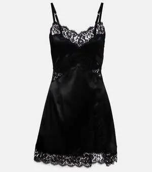 Black Lace Slip