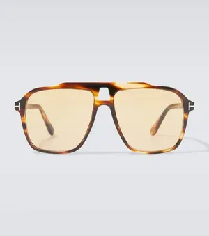 TOM FORD Aviator Sunglasses - Brown