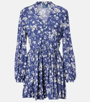 Polo Ralph Lauren Floral Mini Dress - Blue