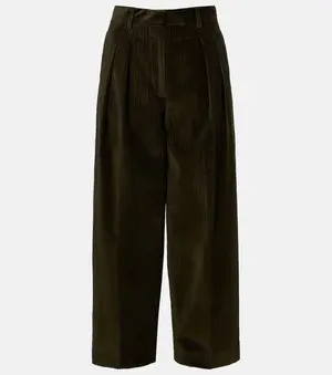 Altuzarra Dash Cotton Corduroy Barrel-leg Pants