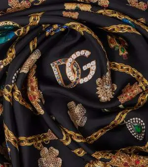 Dolce & Gabbana Silk Twill Scarf - Multicoloured