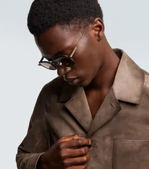 Zegna Oversized Square Sunglasses