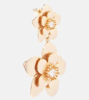 SELF-PORTRAIT Flower Drop Earrings