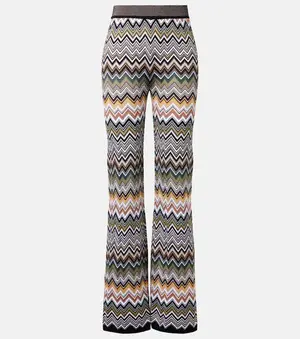 Missoni Zigzag High-rise Flared Pants - Multicoloured