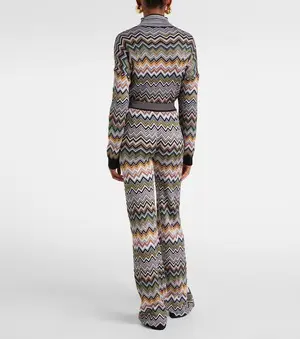 Missoni Zigzag High-rise Flared Pants - Multicoloured