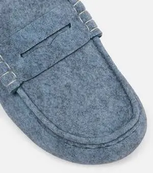 JW Anderson Suede Mules - Blue