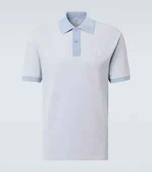 Loewe Cotton Piqué Polo - Blue