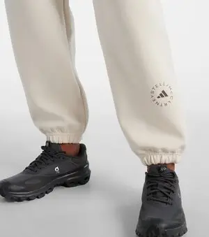 Adidas By Stella McCartney Logo Fleece Sweatpants - White