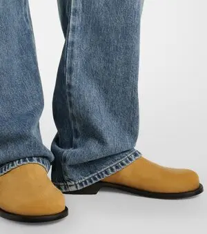 JW Anderson Suede Ankle Boots - Yellow