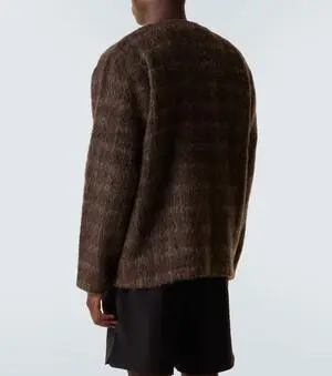 Our Legacy Checked Wool Cardigan