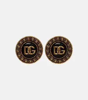 Dolce & Gabbana Dg Clip-on Earrings - Black