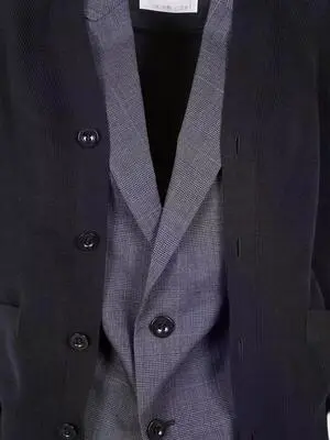 Sacai Ribbed Wool Cardigan