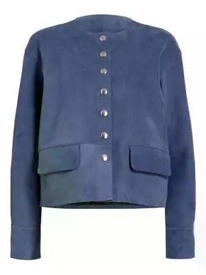 Proenza Schouler White Label Robin Suede Jacket - Blue