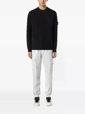 Stone Island Ribbed-cuff Sweater With Logo Patch