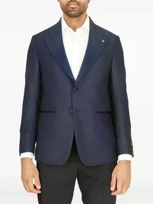 Scotch & Soda Textured Shawl-lapel Jacket