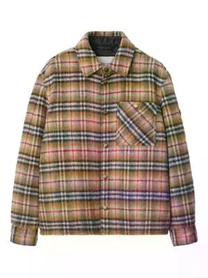 Burberry Plaid Shirt Jacket - Brown