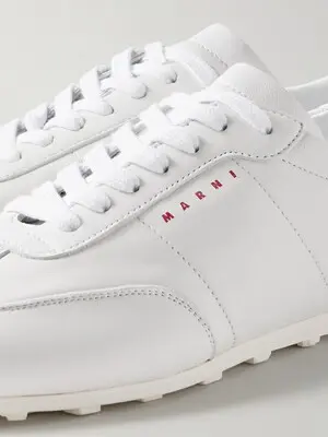 Marni Leather Low Top Sneakers