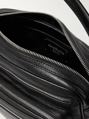 Acne Studios Textured-leather Shoulder Bag - Brown