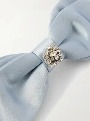 Erdem Crystal-embellished Bow Hair Clip