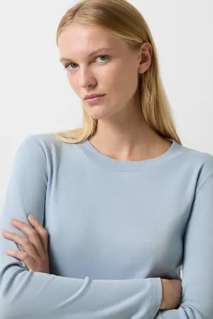 Bogner Nikini Long Sleeve Top - Light Blue