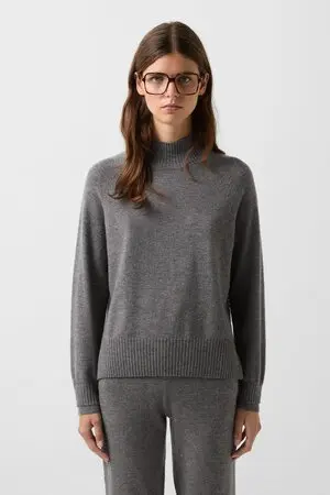 Bogner Virgin Wool Pullover - Anthracite
