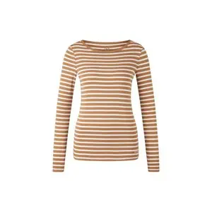 Bogner Louna Long Sleeve Top - Camel/white