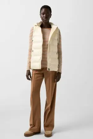 Bogner Louna Long Sleeve Top - Camel/white