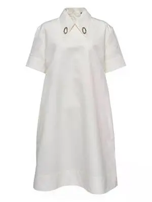 JIL SANDER Collar-detail Short-sleeve Dress