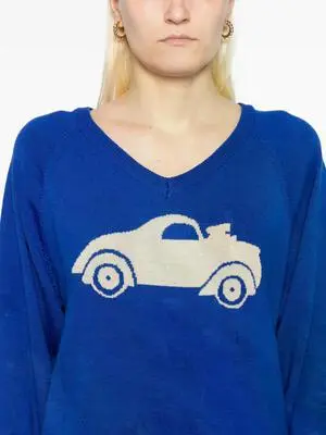 OPEN YY Car Graphic Sweater