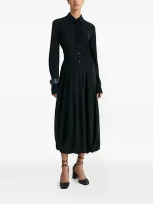 LEMAIRE Balloon Midi Skirt - Black