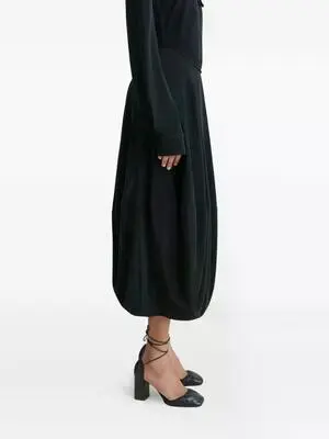LEMAIRE Balloon Midi Skirt - Black