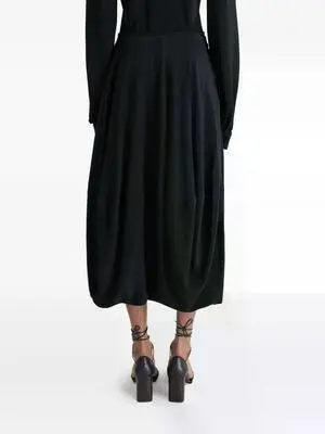 LEMAIRE Balloon Midi Skirt - Black