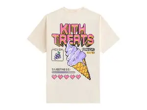 Kith Treats Grape Arcade Tee Shirt - Waffle