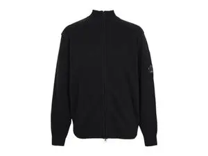 C.P. COMPANY Zip-up Cardigan - Black
