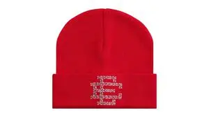 ERIC EMANUEL Ee Beanie - Red/swarovski