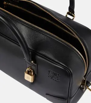 Loewe Amazona 28 Leather Top-handle Bag - Black
