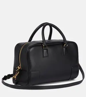 Loewe Amazona 28 Leather Top-handle Bag - Black
