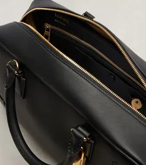 Loewe Amazona 28 Leather Top-handle Bag - Black