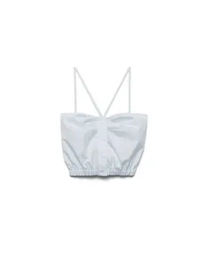 Prada Crop Top - Light Blue