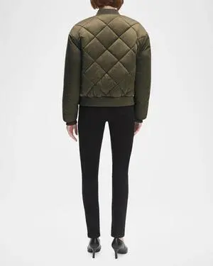 FAVORITE DAUGHTER The Favorite Quilted Bomber Jacket